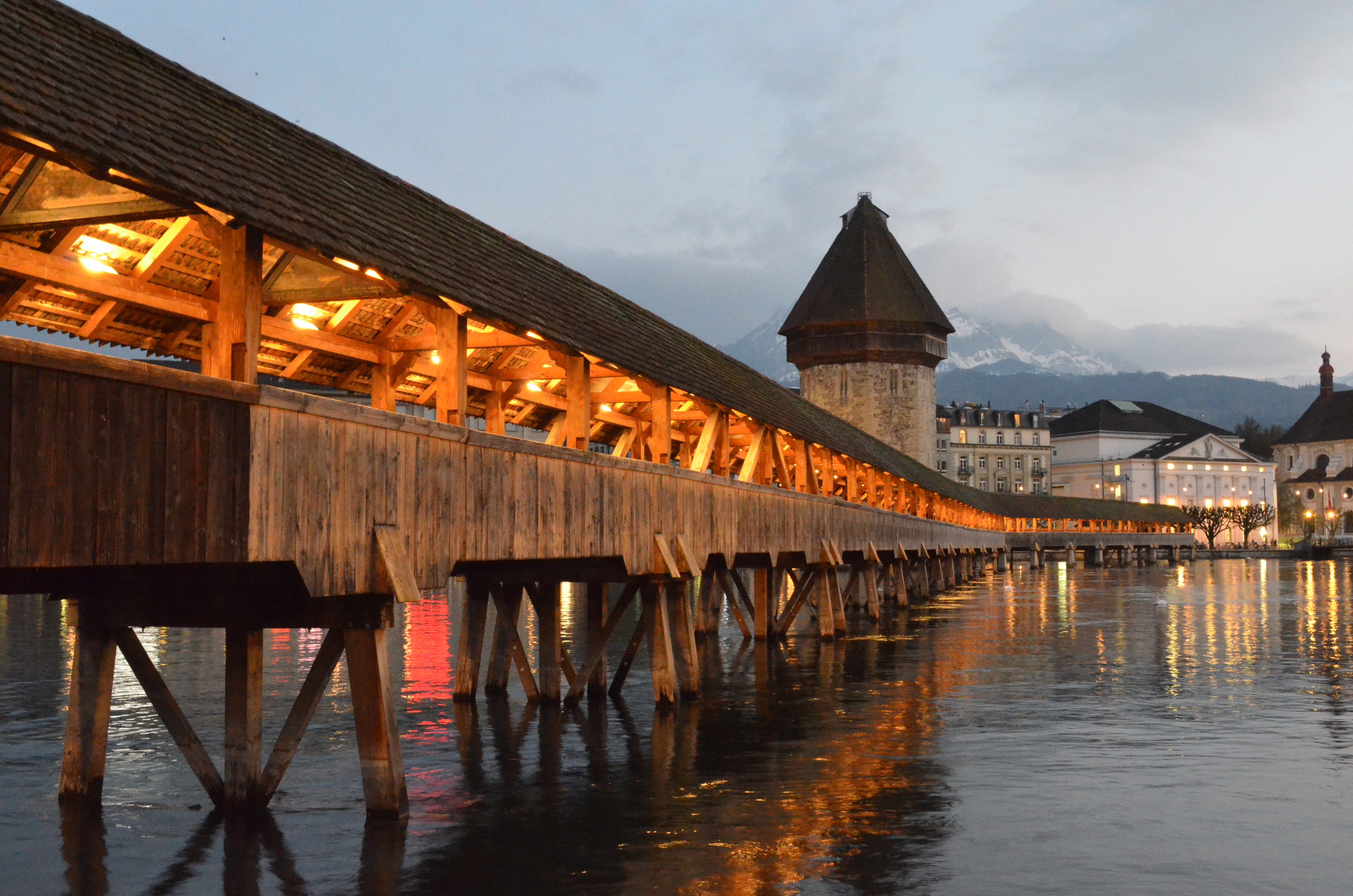 Evening Bridge in Luzern | Shutterbug